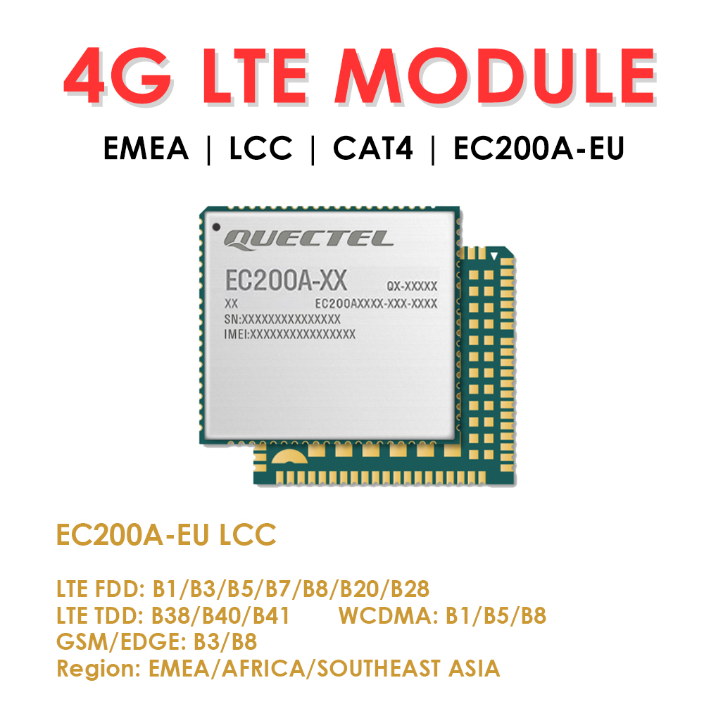 Quectel EC200A Series LTE Cat 4 IoT Modules | Mini PCIe & LCC | EXVIST
