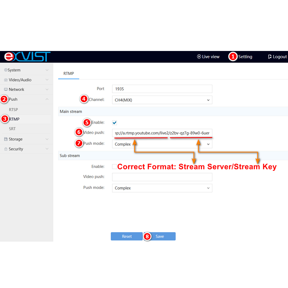 PoE HDMI Encoder/Decoder | 3ch RTSP & Surveillance Ready | EXVIST