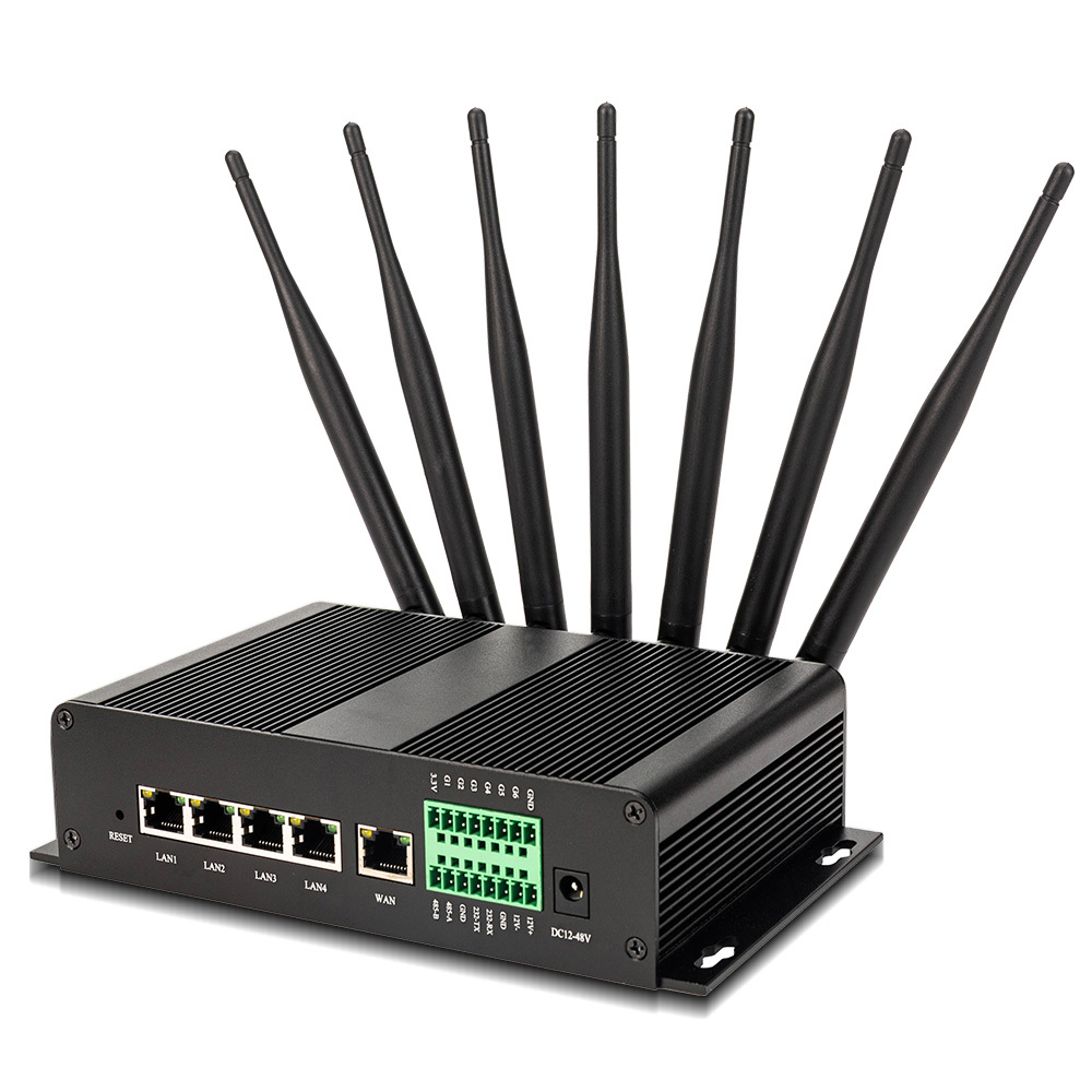 4G LTE Industrial Router with Dual SIM, Dual-Band WiFi, Gigabit Ports