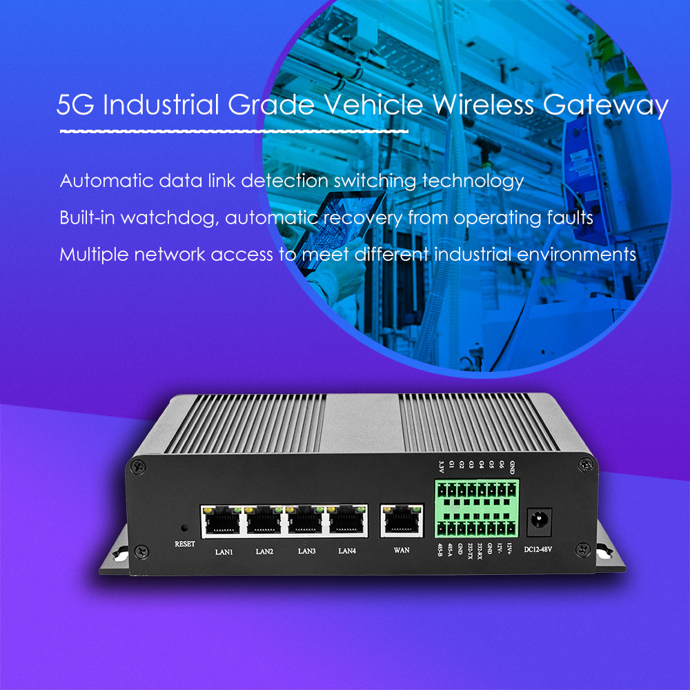 Dual SIM 5G LTE Industrial Router with Sucker Antenna | EXVIST