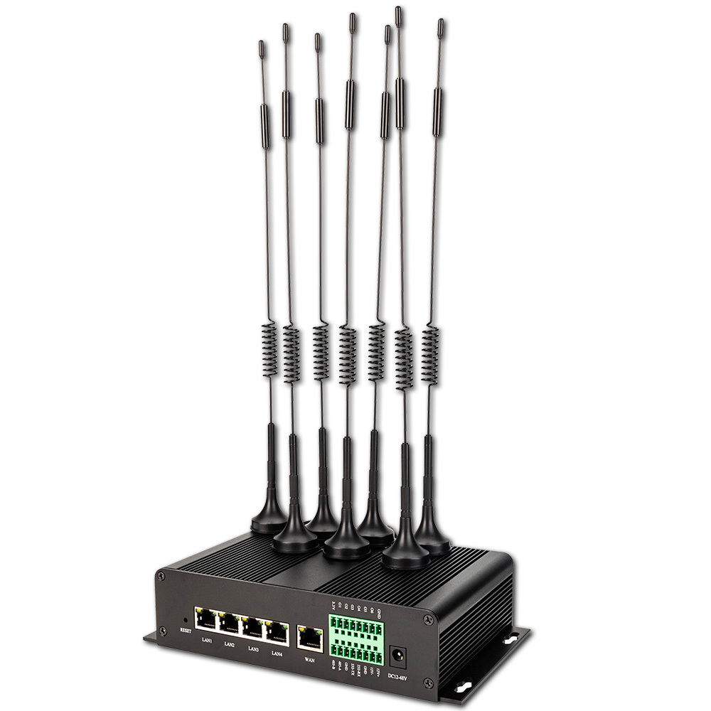 Dual SIM 5G LTE Industrial Router with Sucker Antenna | EXVIST