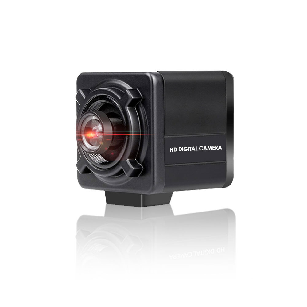 3MP PoE Mini Cube Live Streaming IP Camera with 3.5mm Line-in Audio