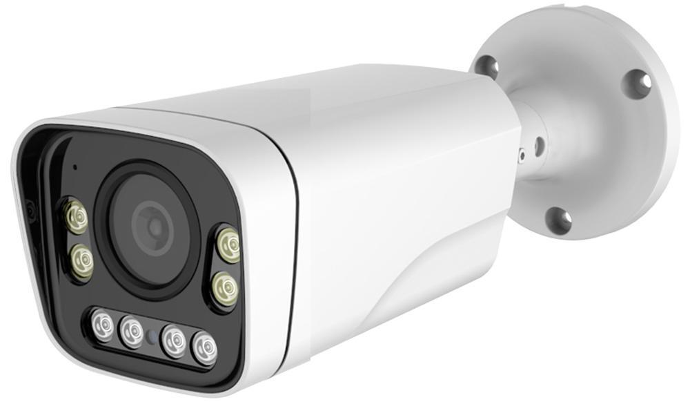 4K 8MP POE IP Bullet Camera with 5X Zoom, RTMP, Dual Light, IP66