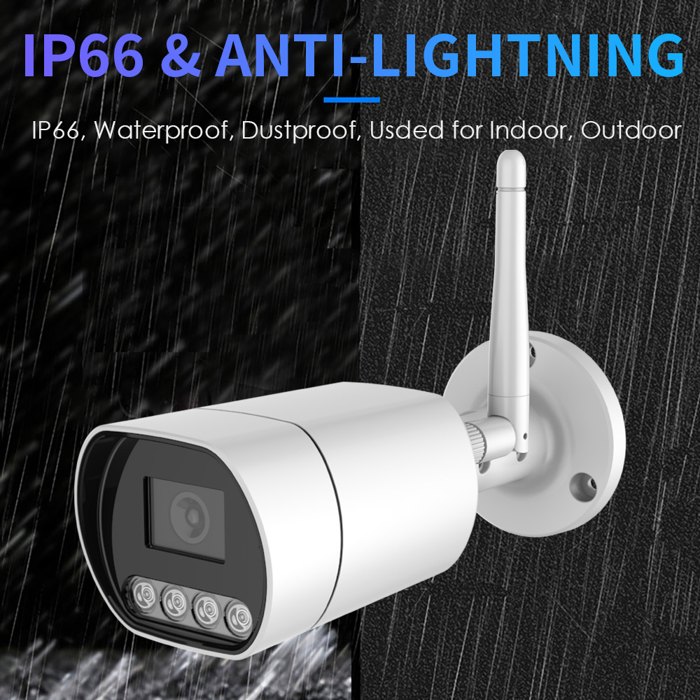 5MP Wireless Bullet IP Camera with Dual Light and RTMP Stream