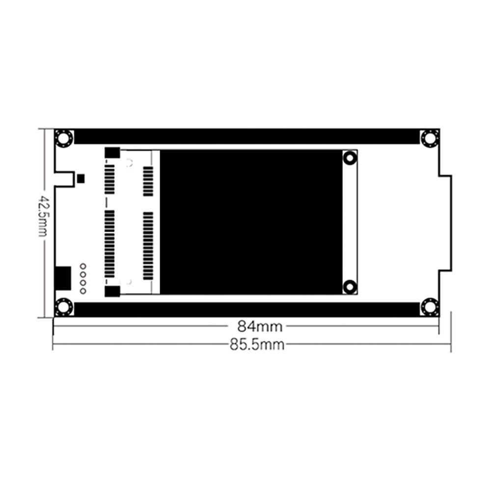 Mini PCIe to USB Type-C Adapter w/SIM Slot for LTE M2M Applications